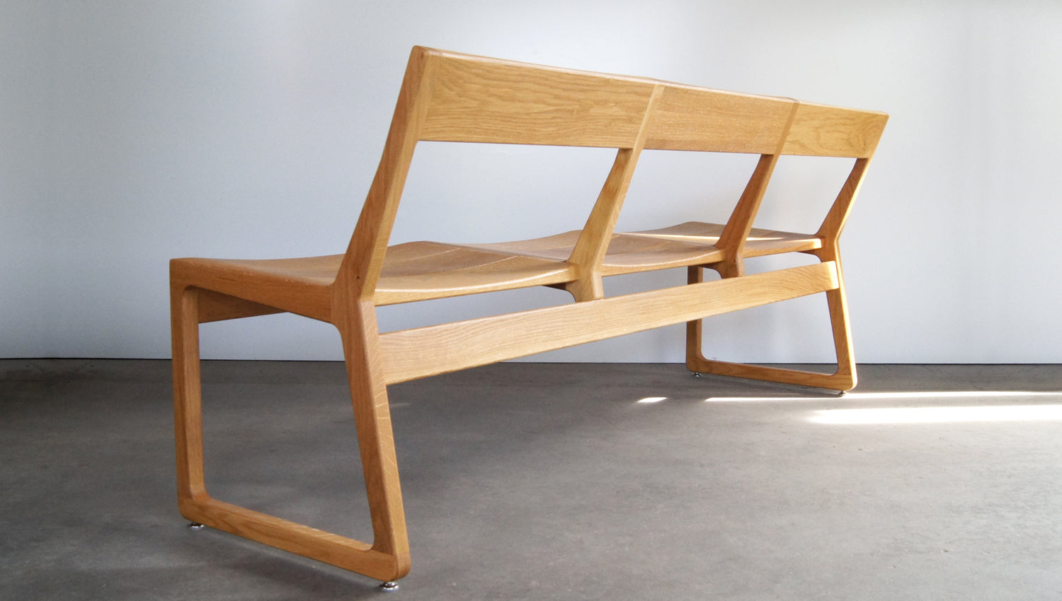 ROADRUNNER BENCH - WHITE OAK, 3 SEAT – DoubleButter